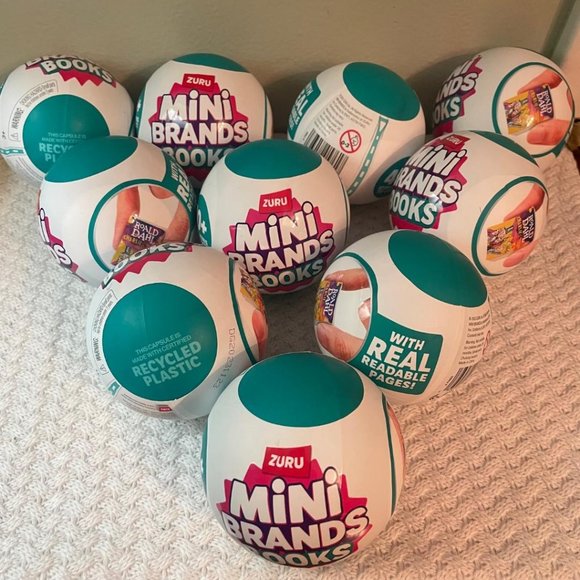 Zuru | Toys | Zuru Mini Brands Books Surprise Capsule Ball New Lot Of ...